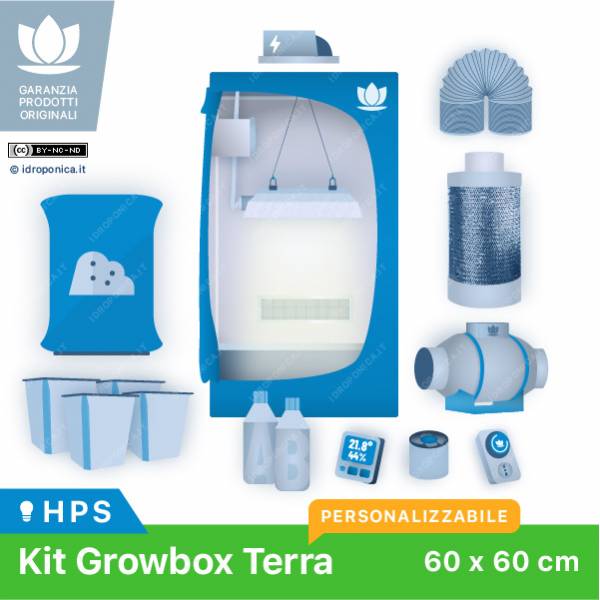 Soil Kit Growbox 60x60cm HPS/LED